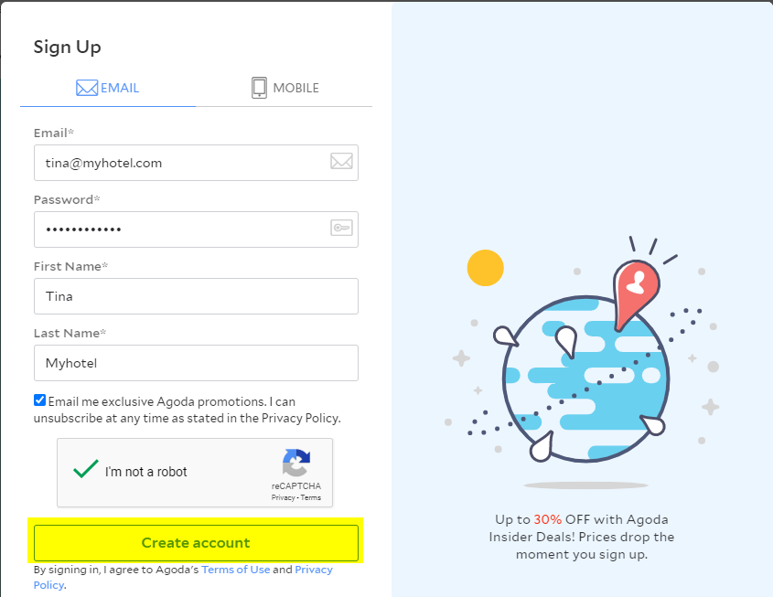 How do I create a username and password for YCS? – Agoda Partner Hub
